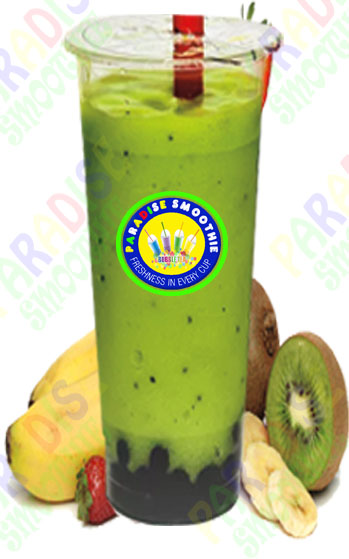 Kiwi Surprise Boba Smoothie – Smoothie Bubble Tea & Coffee